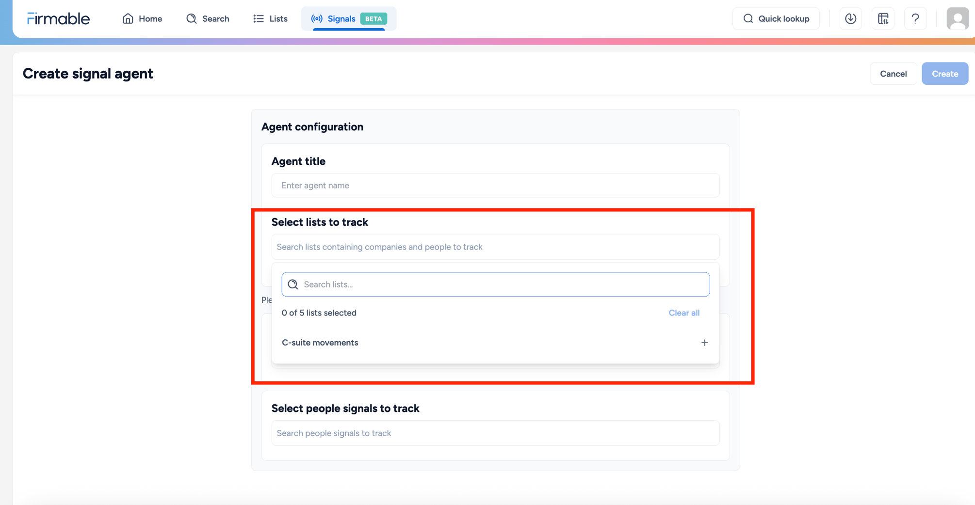 What are Signals (beta) and how to create Signal agents