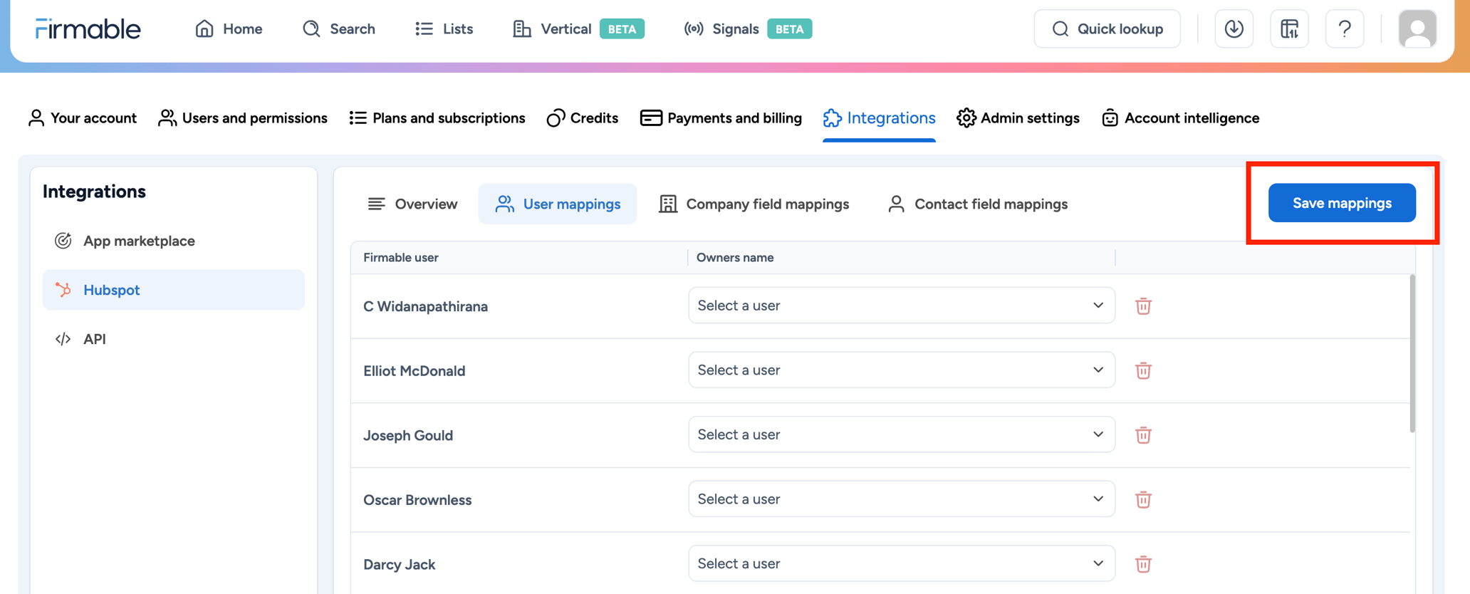 How to connect the HubSpot Integration